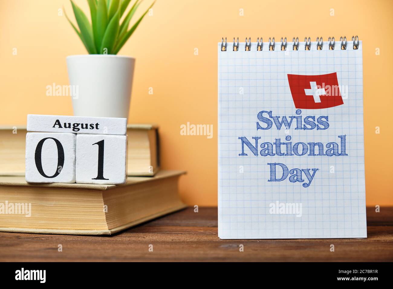 Swiss national day table hi-res stock photography and images - Alamy