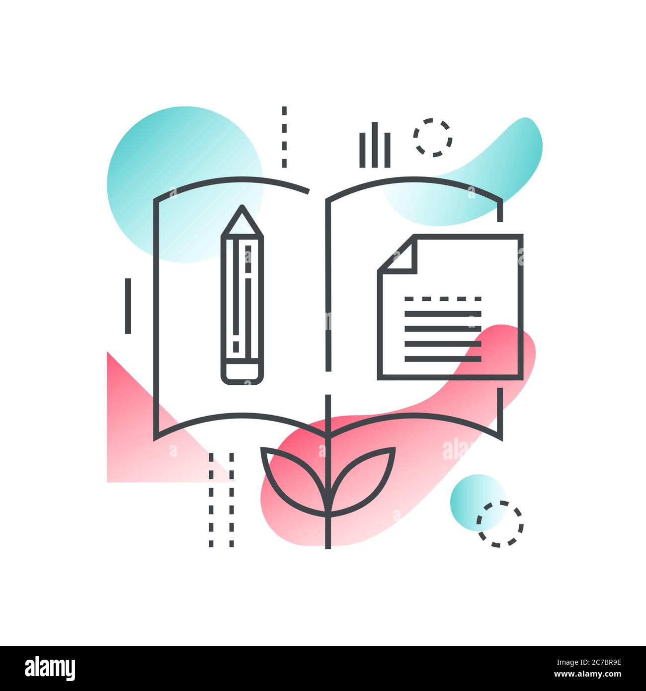 Science concept degree in Stock Vector Images - Alamy