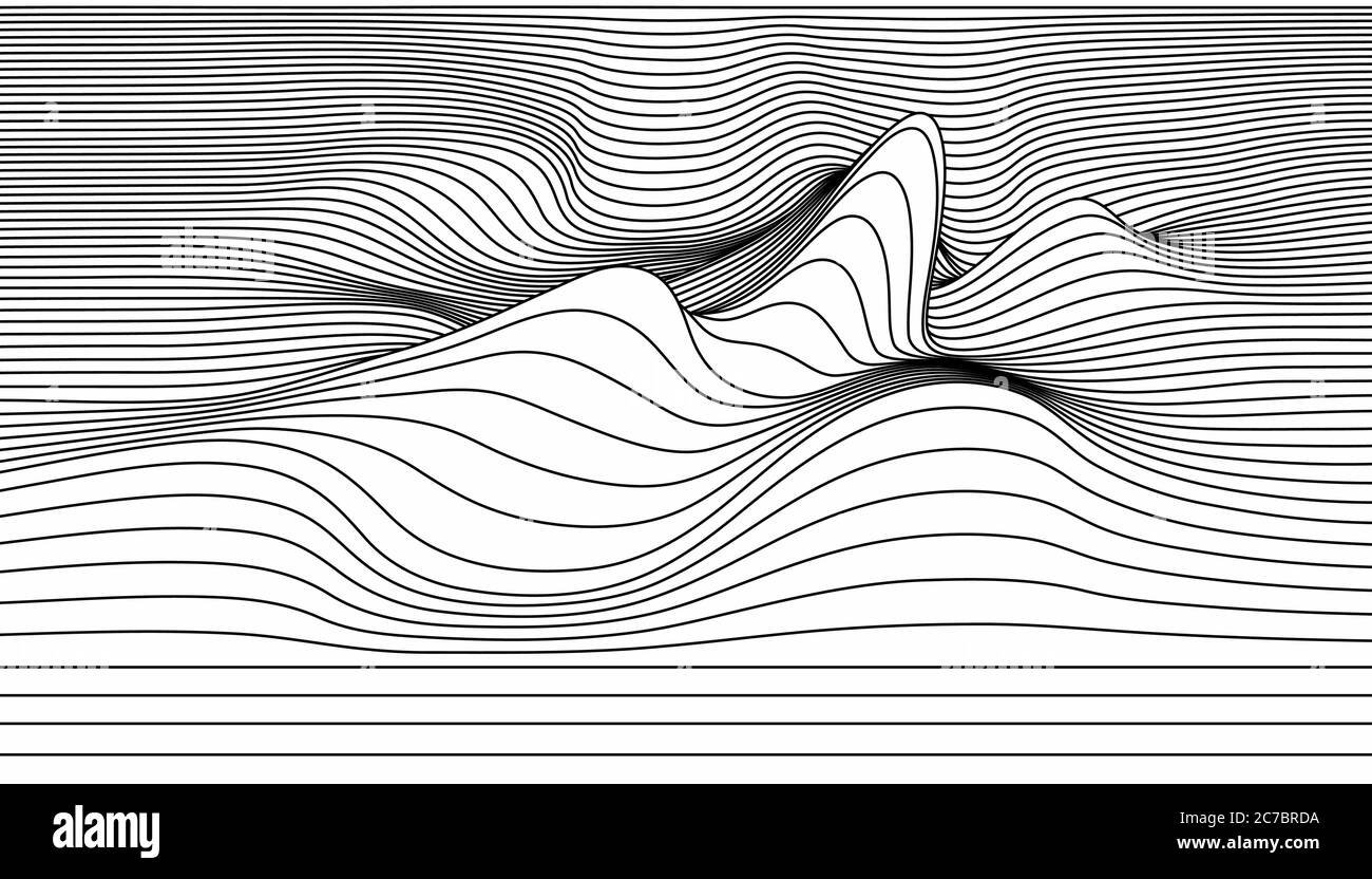 Vector abstract lines illustration Stock Vector Image & Art - Alamy