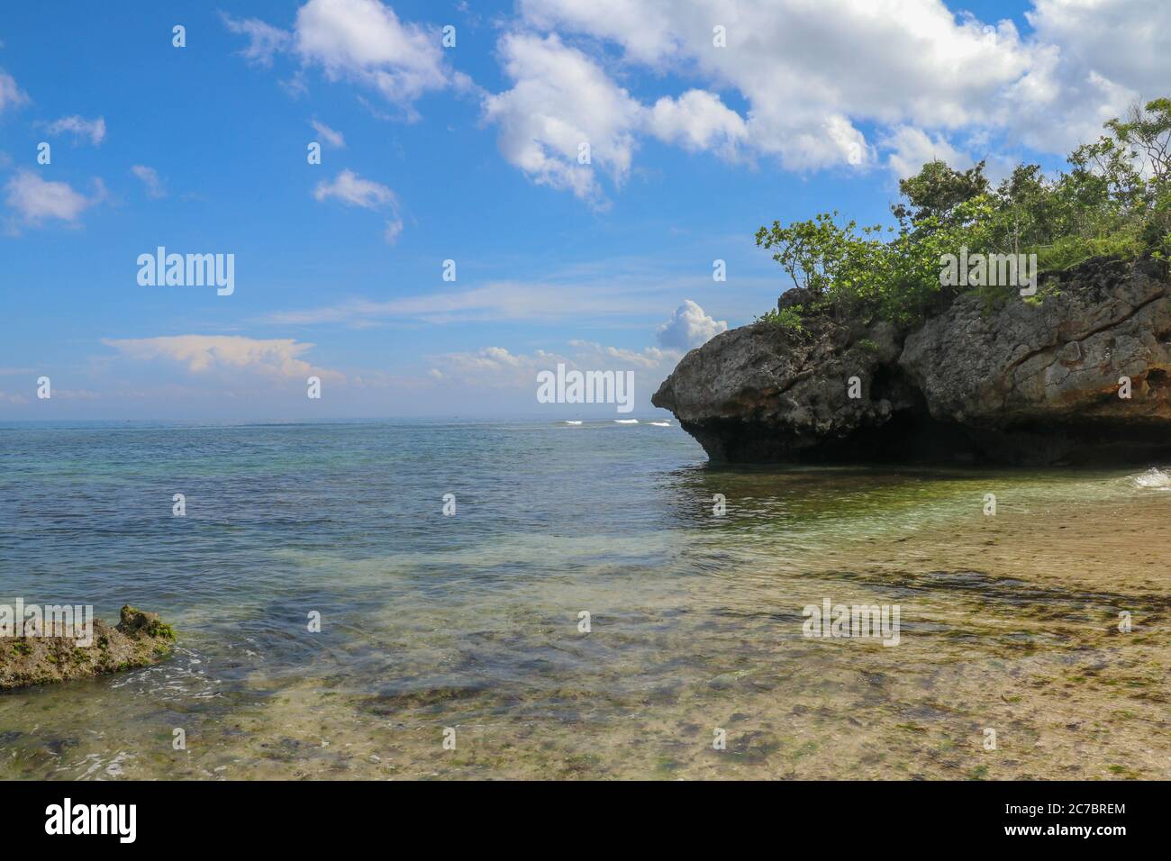 Padang Padang Beach in Bali Indonesia - nature vacation background ...