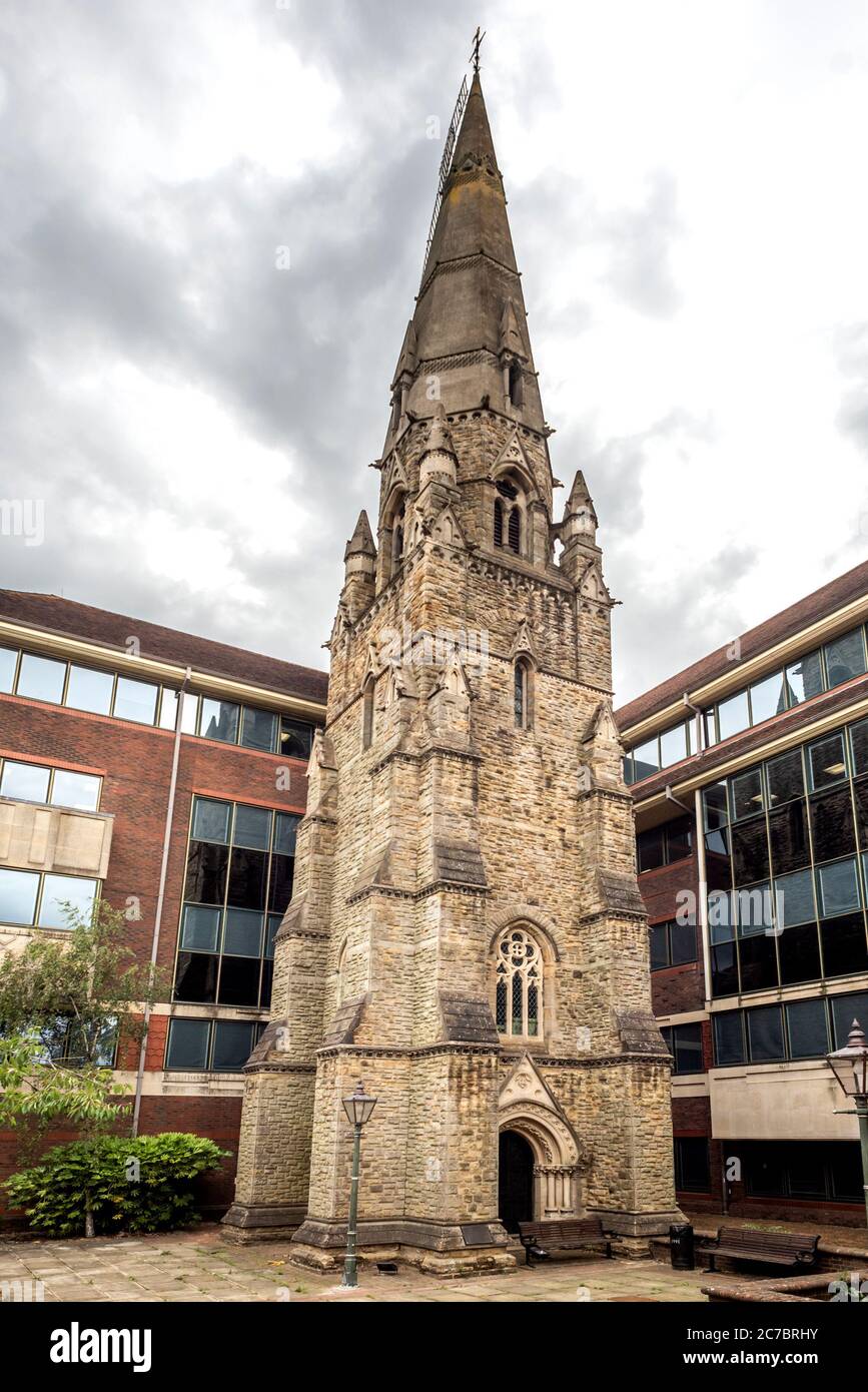 Horsham UK: The spire of St Mark's Church Stock Photo - Alamy