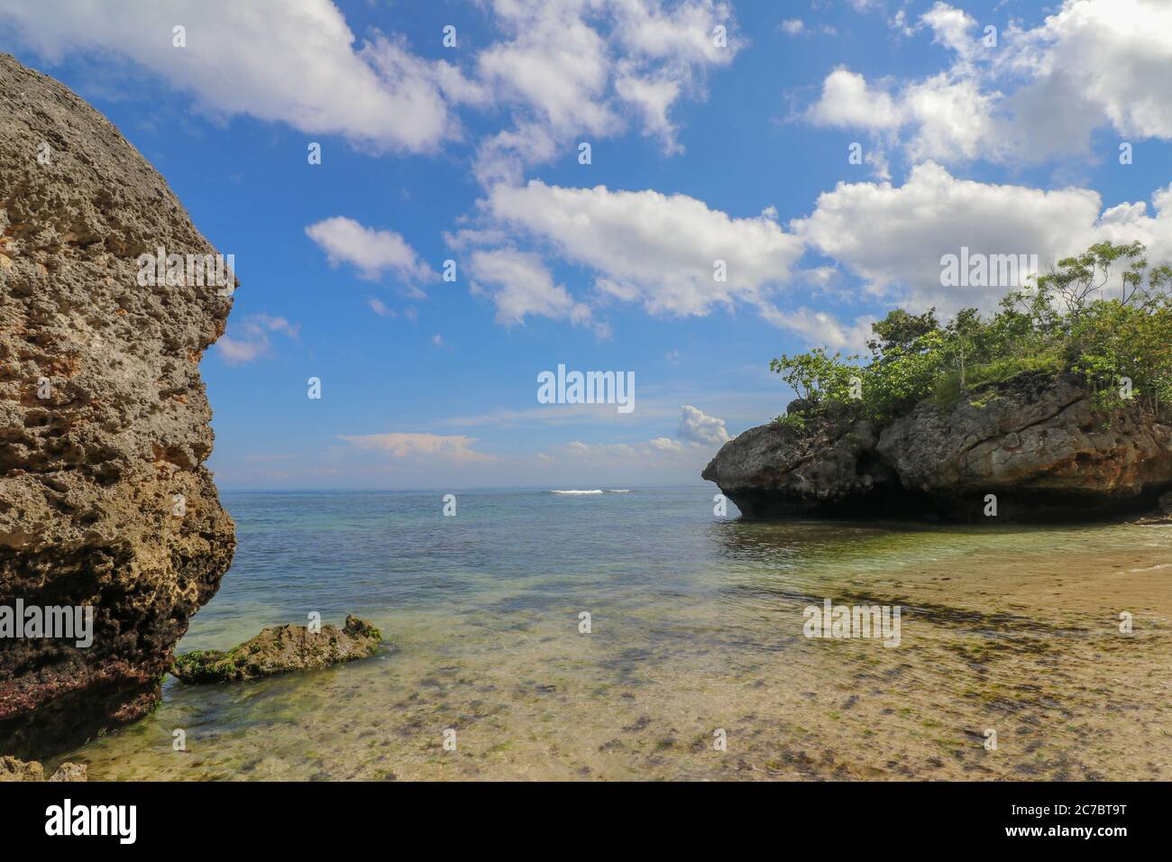 Padang Padang Beach in Bali Indonesia - nature vacation background ...