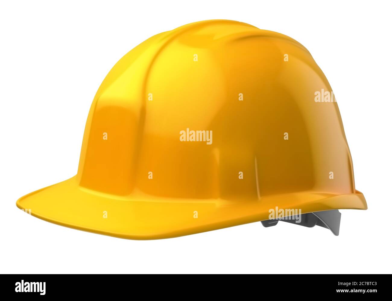 Yellow helmet isolated on Stock Vector Images - Alamy