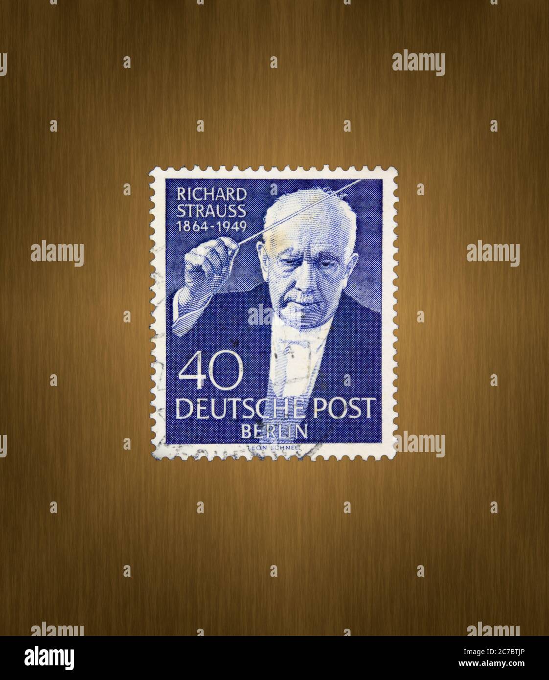 Postage stamp from the FRG Berlin. Printed on 09/18/1954. 5th ...