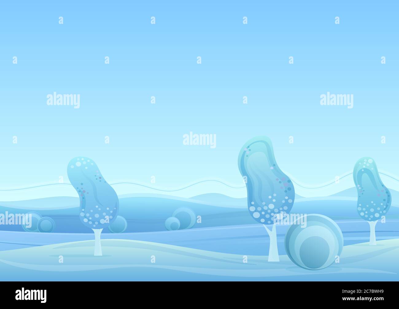 Soft background of trees Stock Vector Images - Alamy