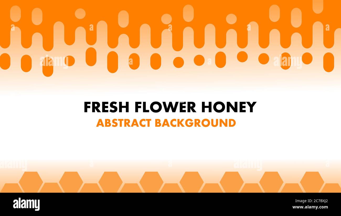 Label design for honey jars. Sticker on the side of the container. The ...