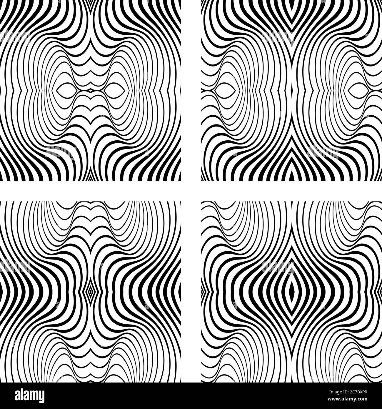 Vector abstract line patterns set Stock Vector Image & Art - Alamy