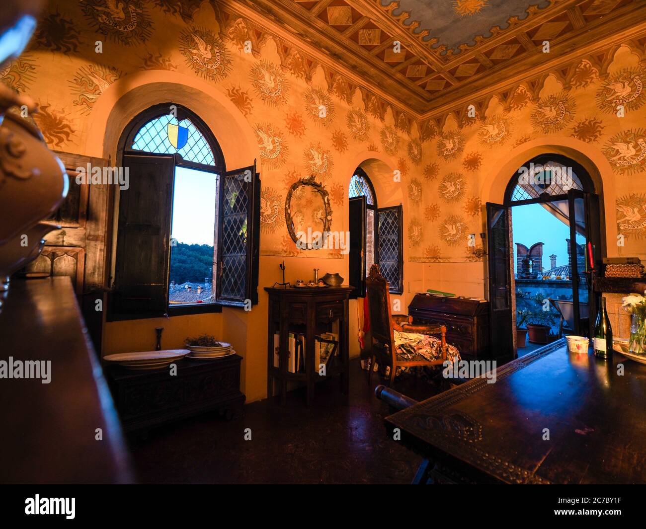 Castell'Arquato, Piacenza Italy - Evening and sunset at Casa Museo ...