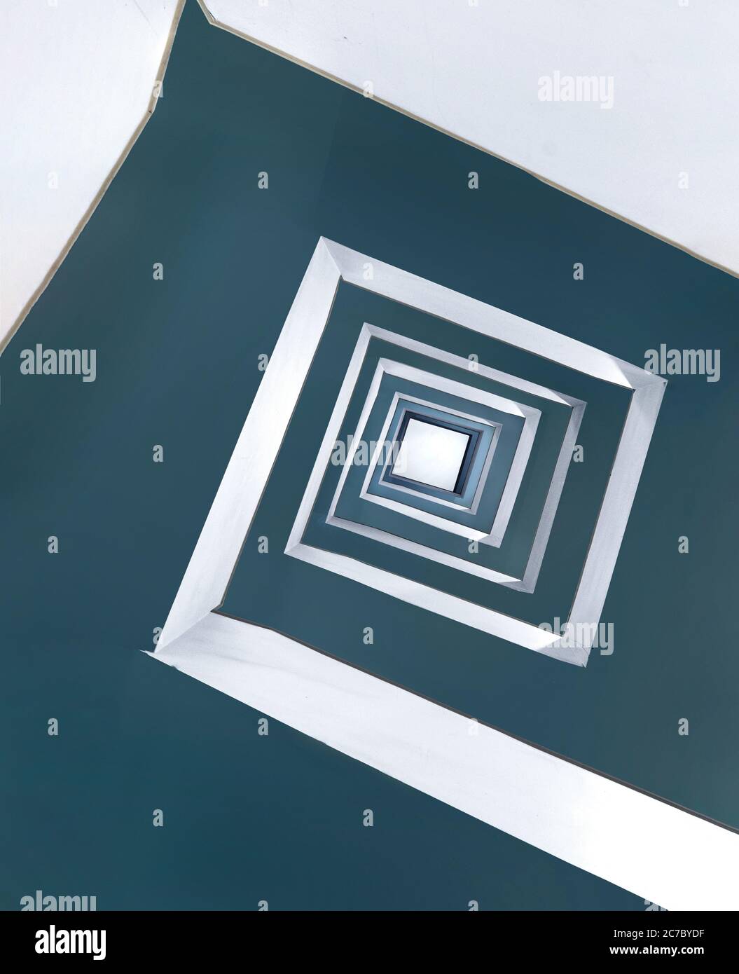 Beautiful square endless spiral pattern Stock Photo - Alamy