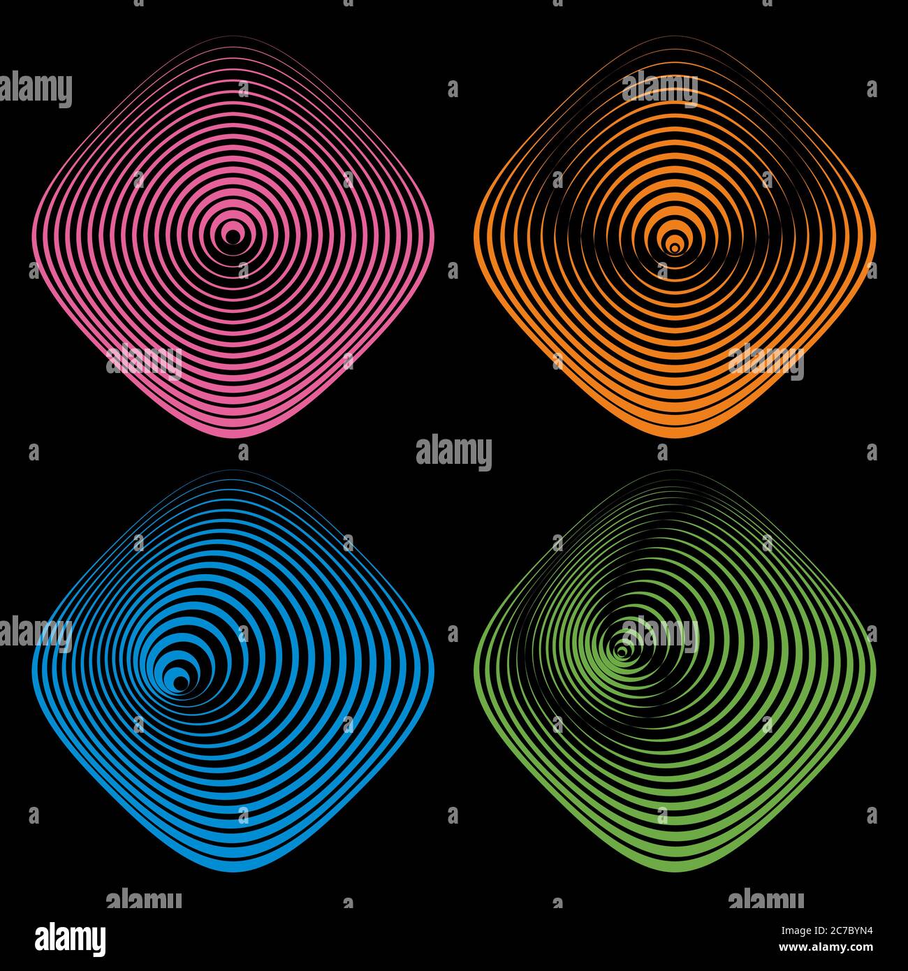 Set of vector rhombus elements from lines Stock Vector Image & Art - Alamy