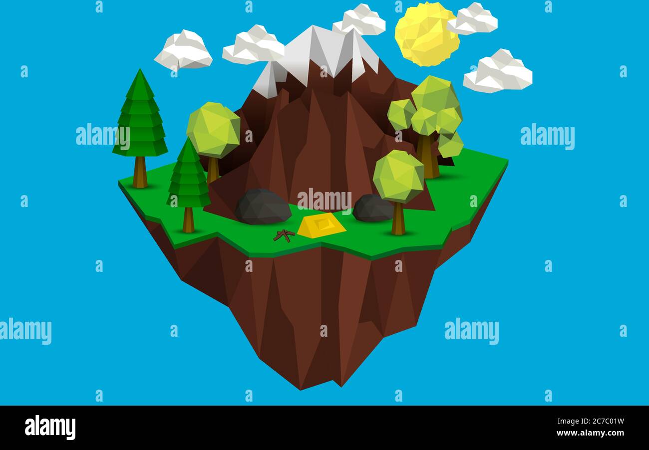 Low tree horizon Stock Vector Images - Alamy