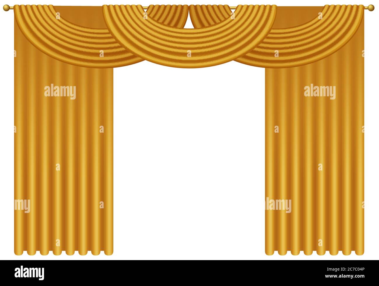 Gold fabric Stock Vector Images - Alamy