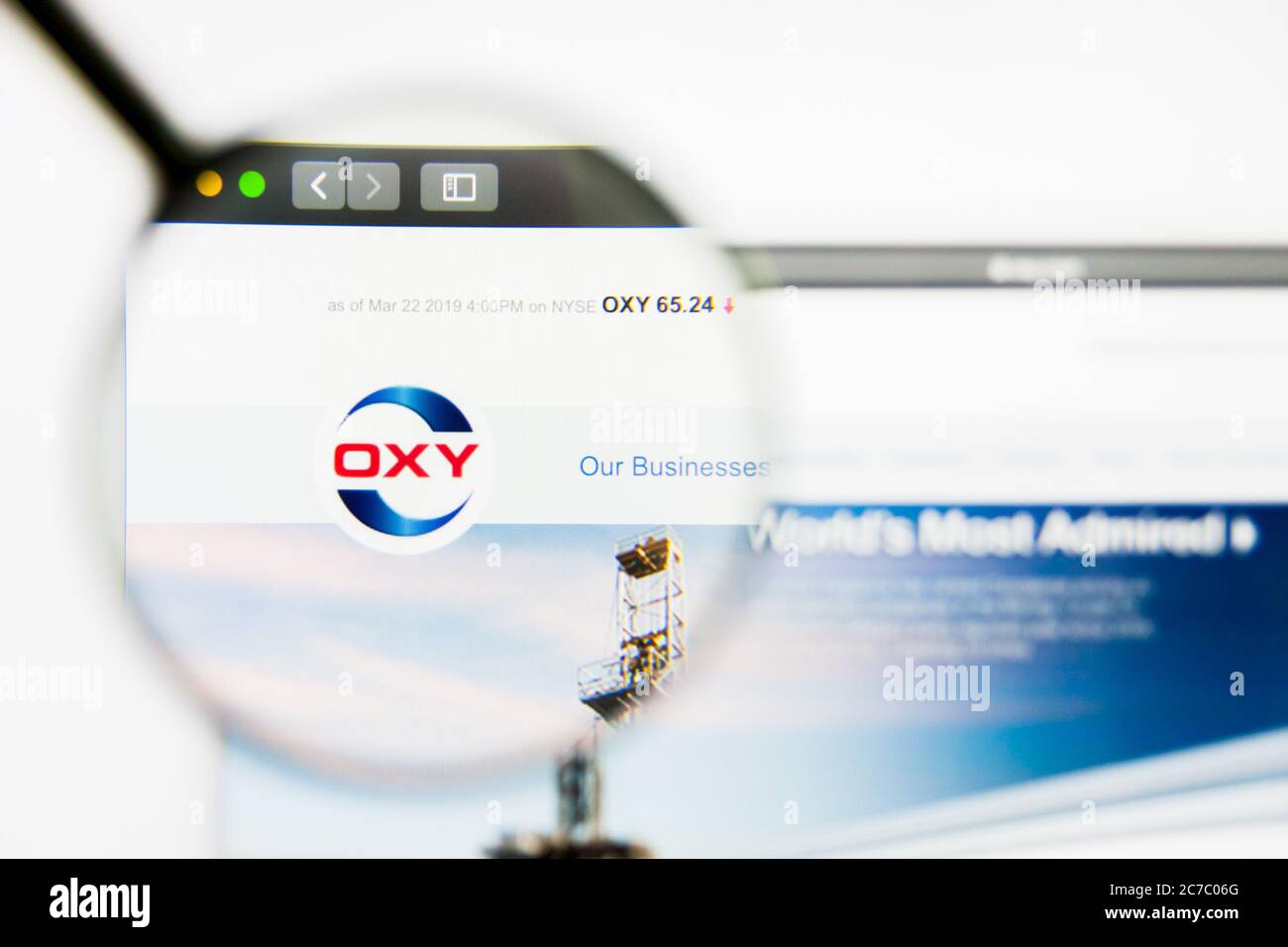 Occidental petroleum logo hi-res stock photography and images - Alamy