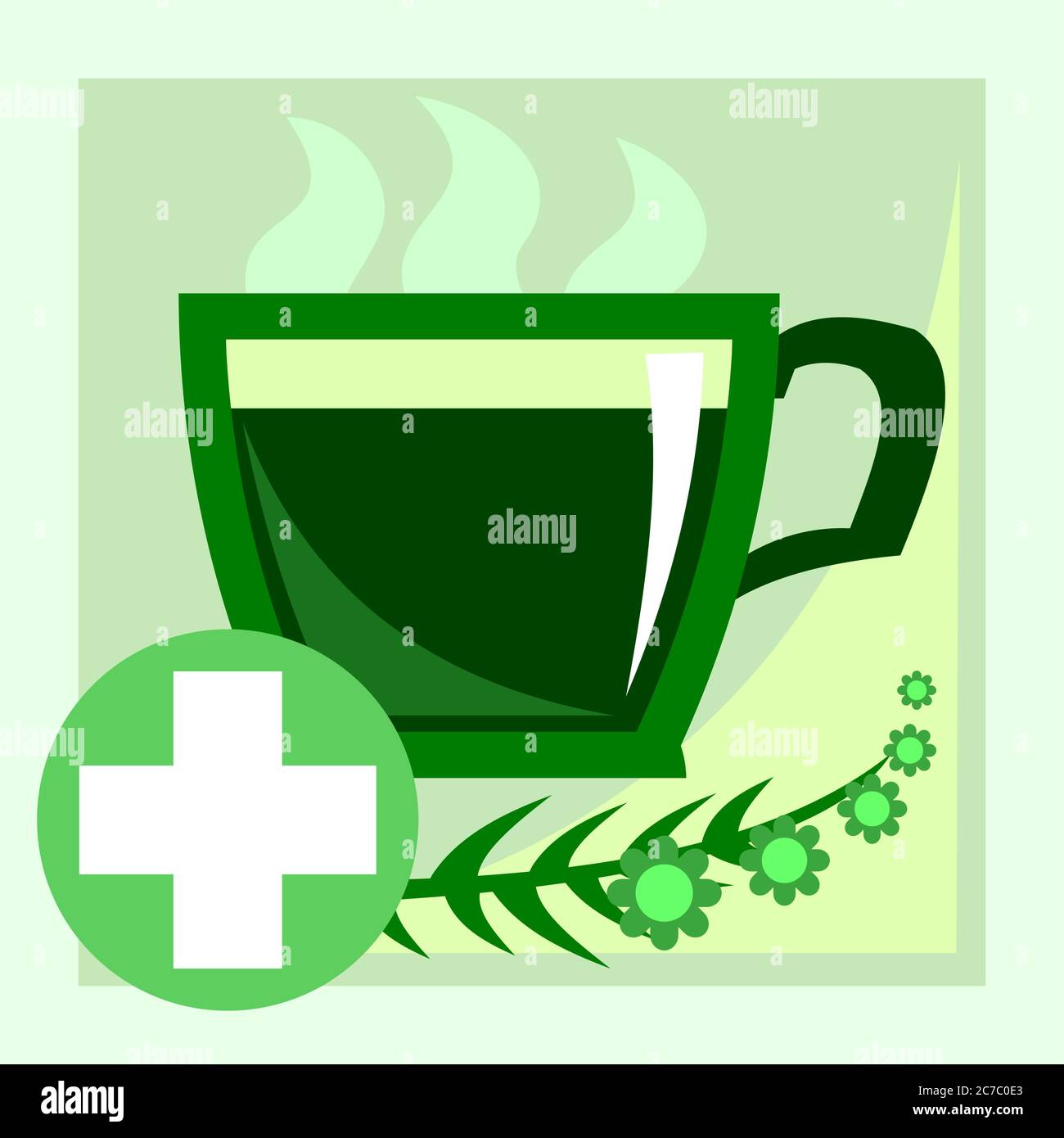 Healthy breakfast food banner Stock Vector Images - Alamy