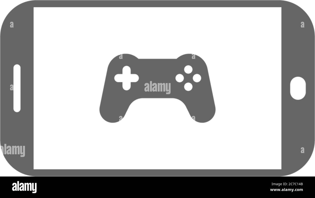 Phone icon game pad logo vector template illustration Stock Vector ...