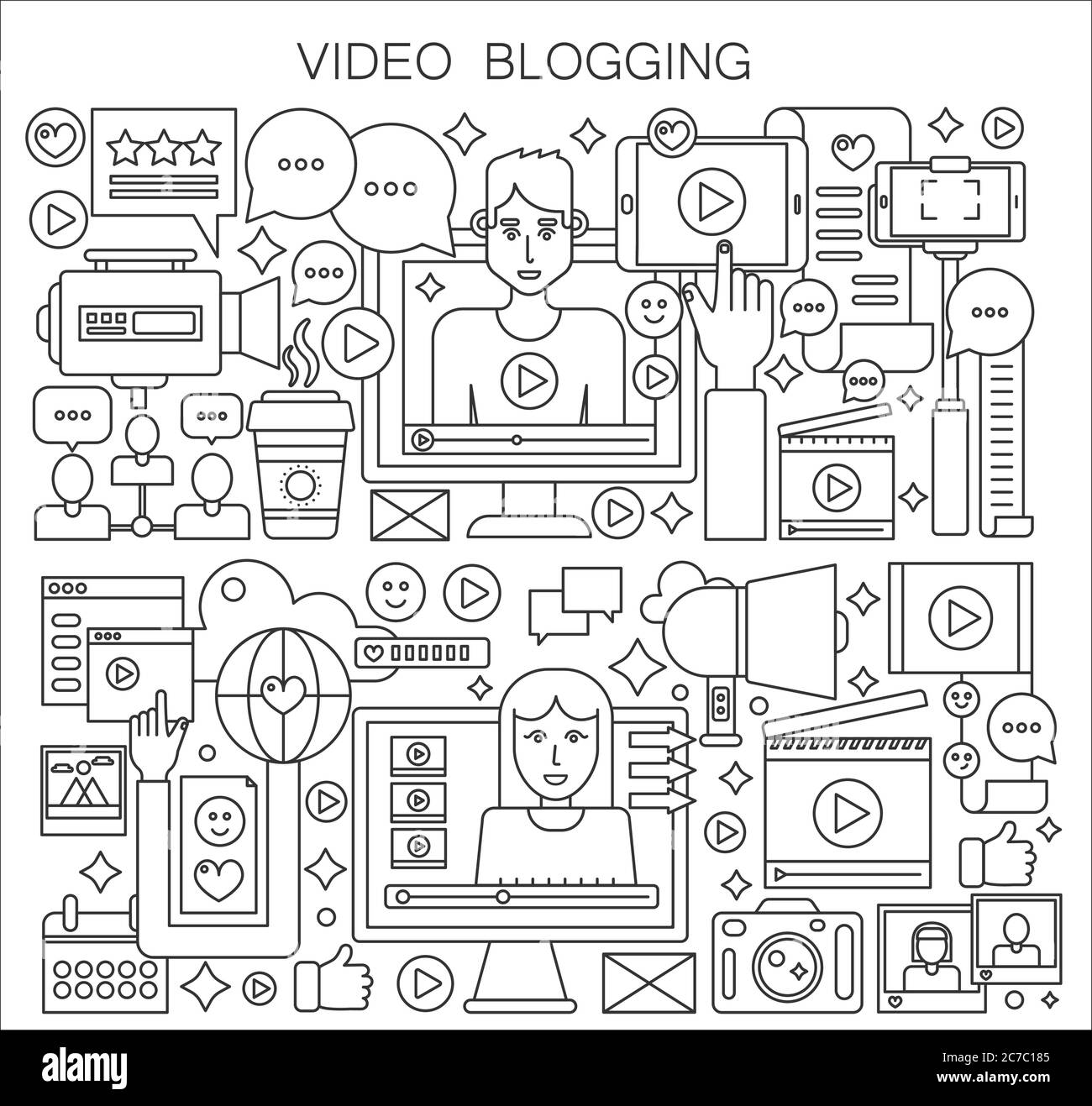 Blogging girl Black and White Stock Photos & Images - Alamy