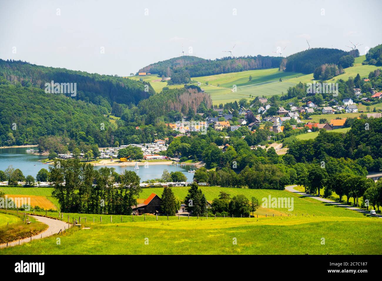 Heringhausen with reservoir hi-res stock photography and images - Alamy