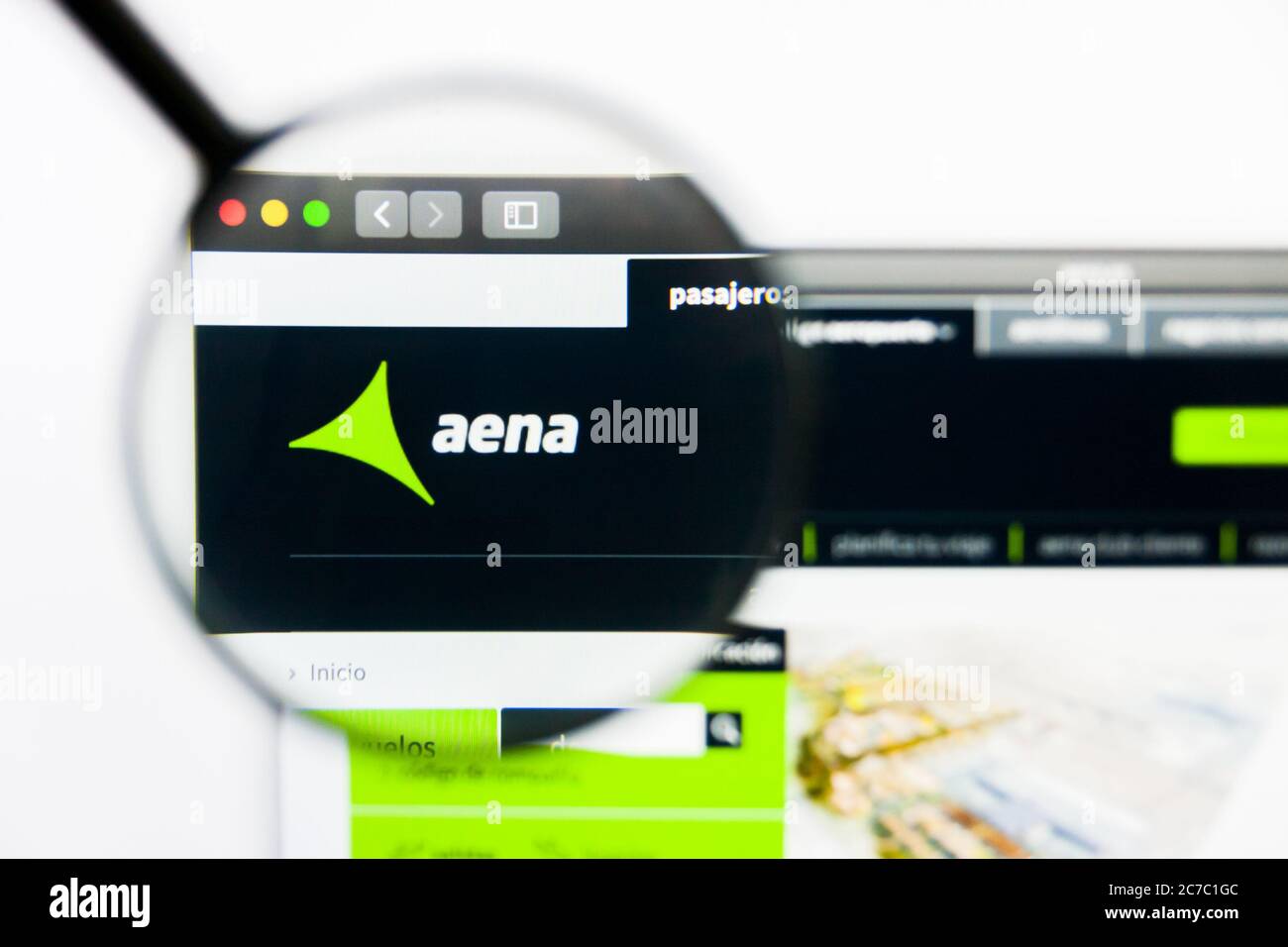 Aena logo hi-res stock photography and images - Alamy