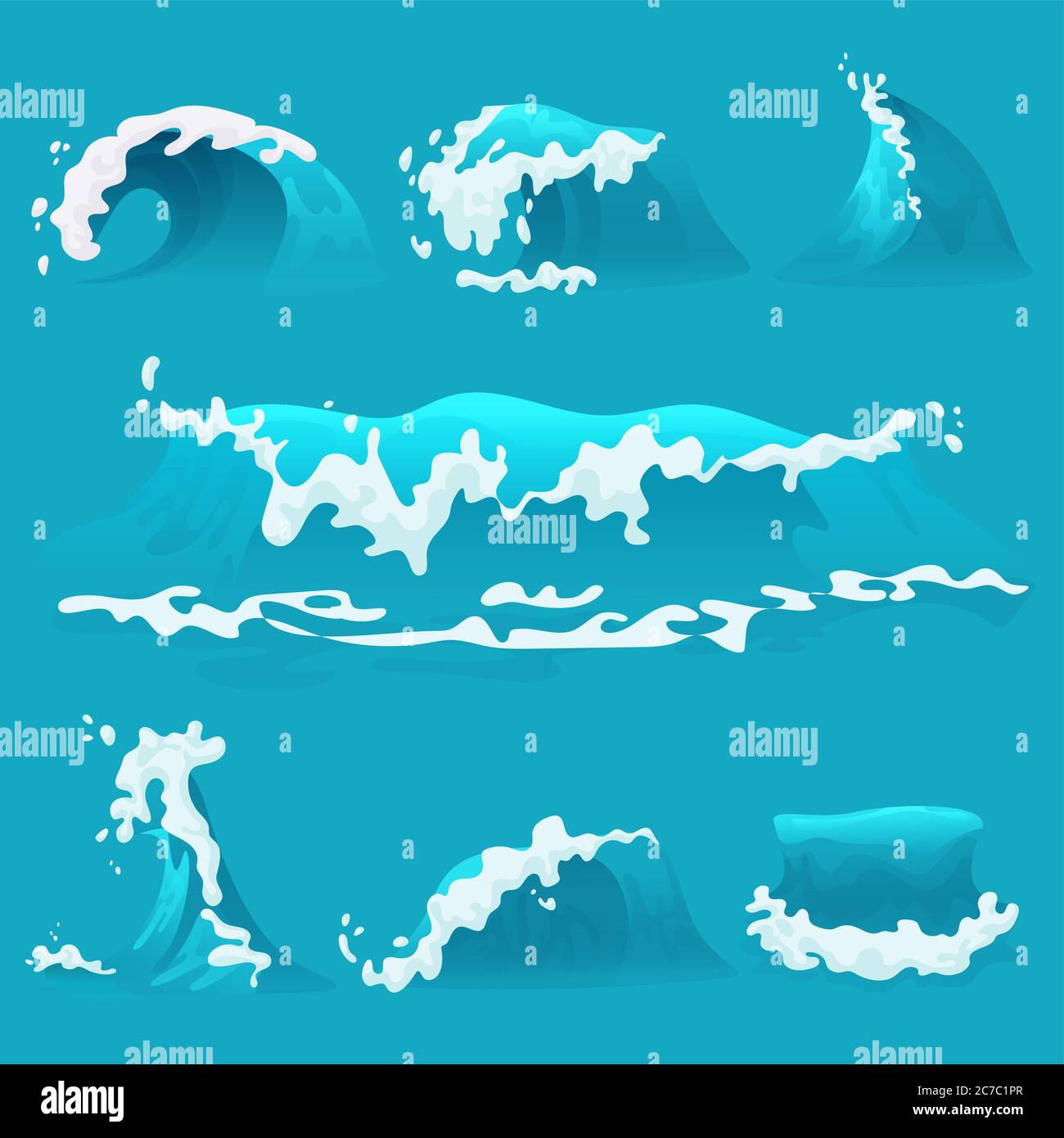 Sea foam graphic hi-res stock photography and images - Alamy