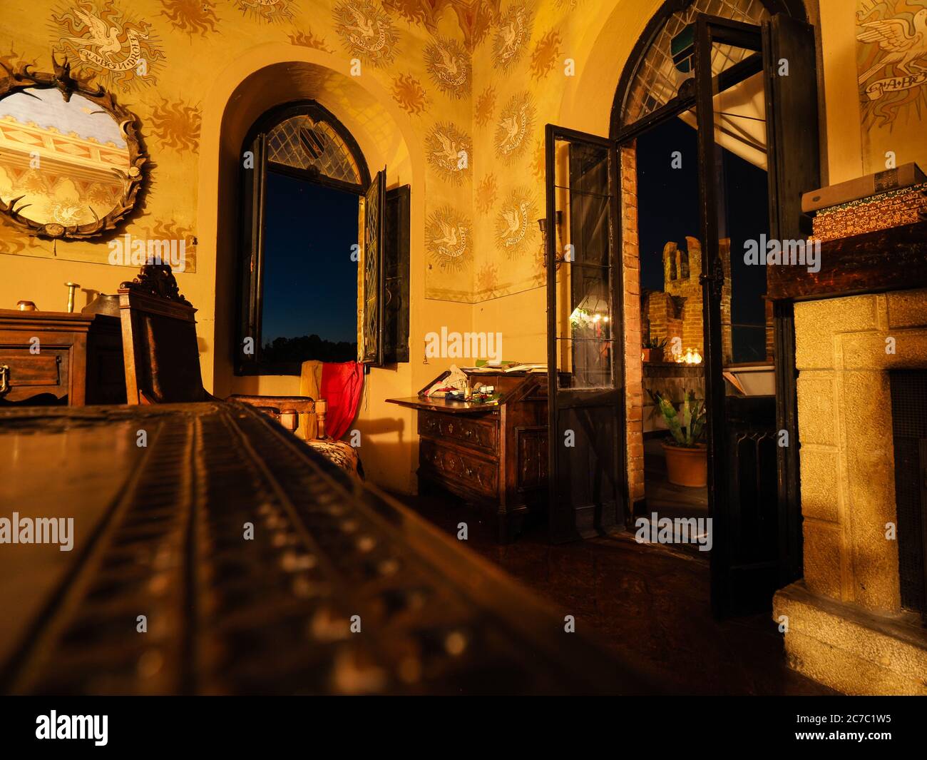 Castell'Arquato, Piacenza Italy - Evening and sunset at Casa Museo ...