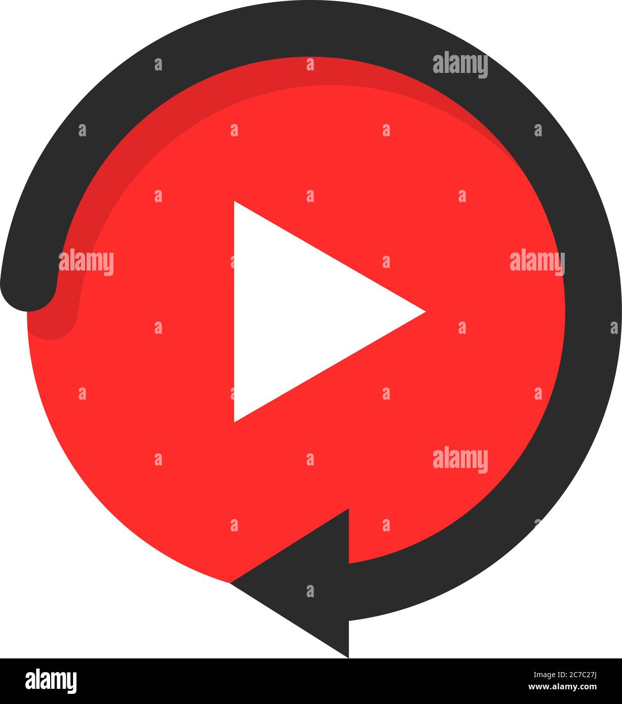 replay icon like video play button Stock Vector Image & Art - Alamy