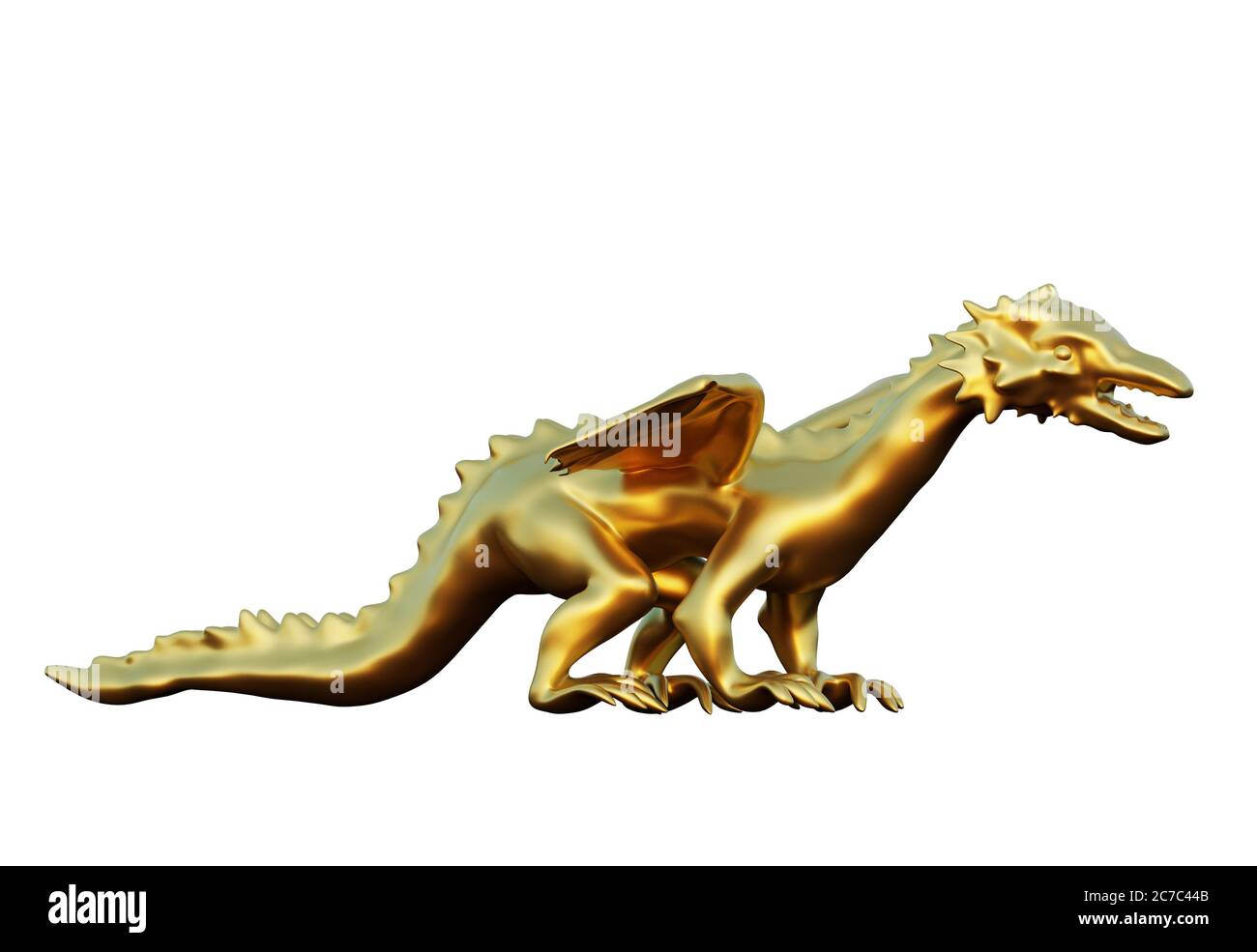Reptile fantasy golden dragon legend hi-res stock photography and ...