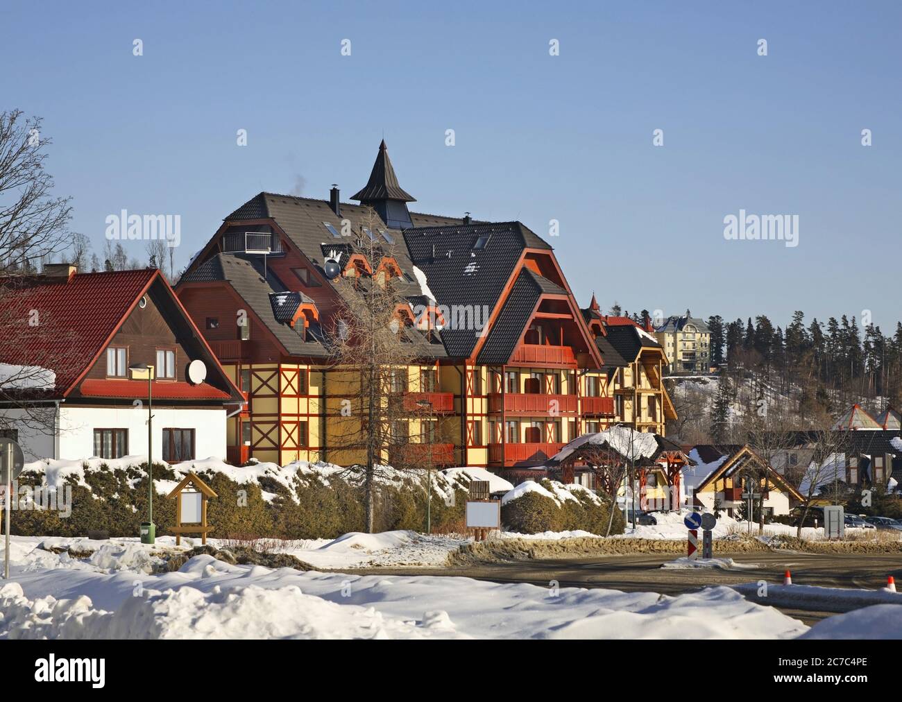 Tatranská lomnica, slovakia snow hi-res stock photography and images ...