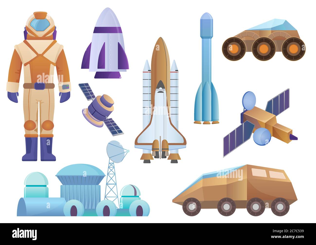 Astronaut space colony hi-res stock photography and images - Alamy