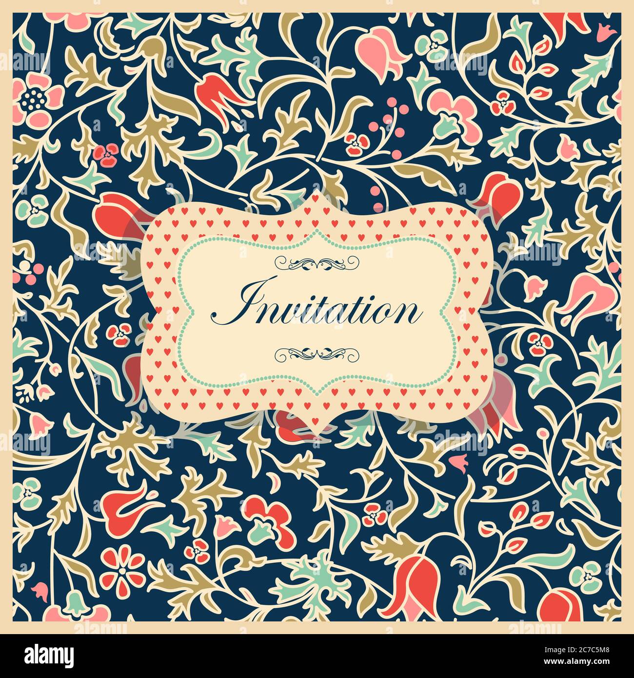 Template greeting card, invitation and advertising banner, brochure ...