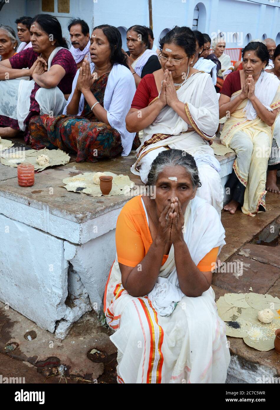 Ghats in Varanasi are riverfront steps leading to the banks of the ...