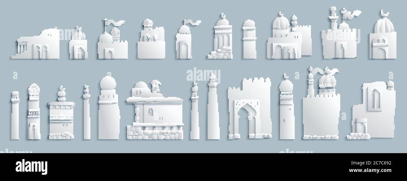 Vector east cartoon buildings Stock Vector Image & Art - Alamy