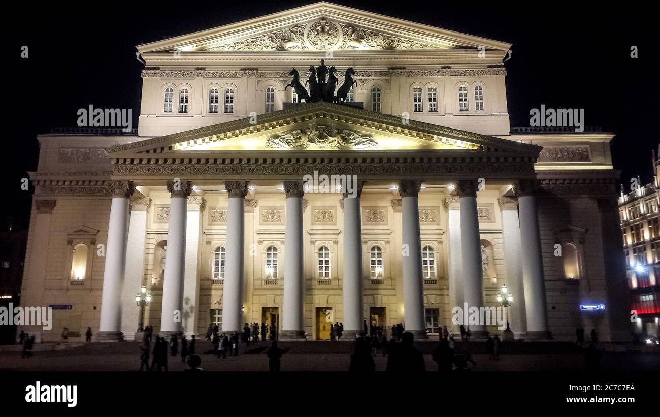 Russian Opera House Night High Resolution Stock Photography and Images ...