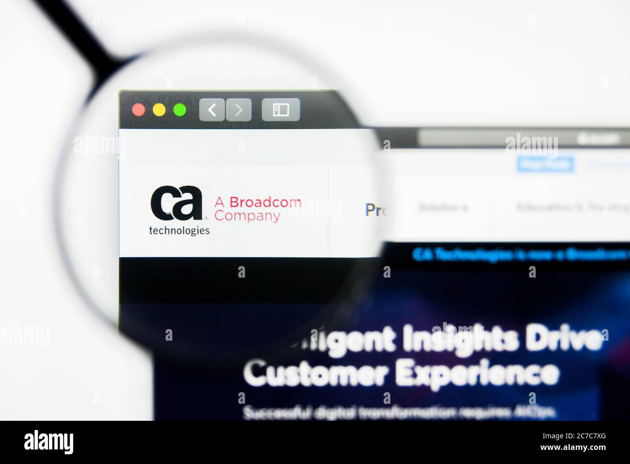 Los Angeles, California, USA - 8 April 2019: Illustrative Editorial of ...