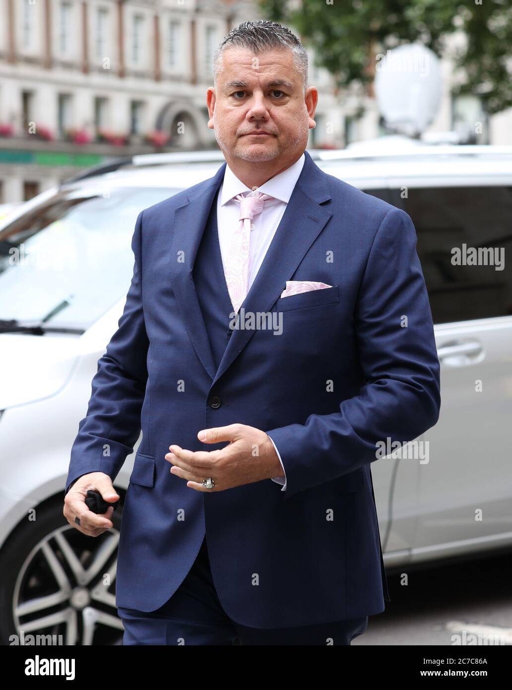 Sean Bett, Johnny Depp's former head of security, arrives at the High ...