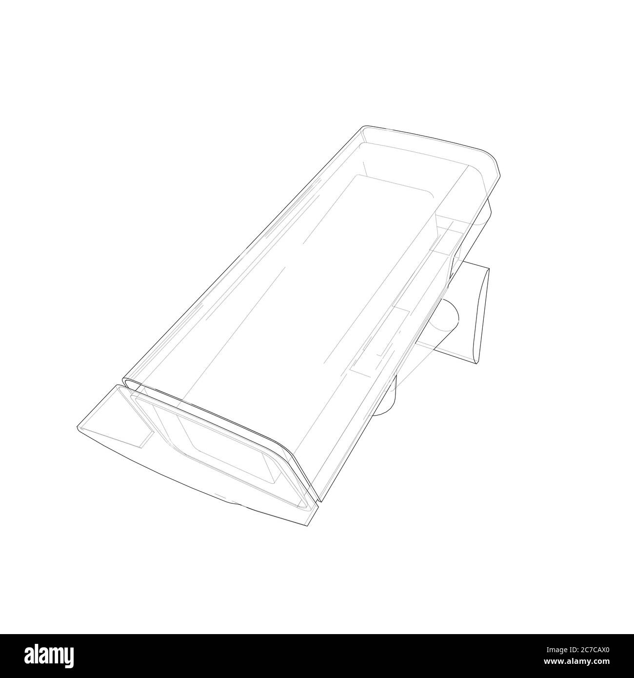 Outline CCTV camera. Security camera Stock Photo - Alamy