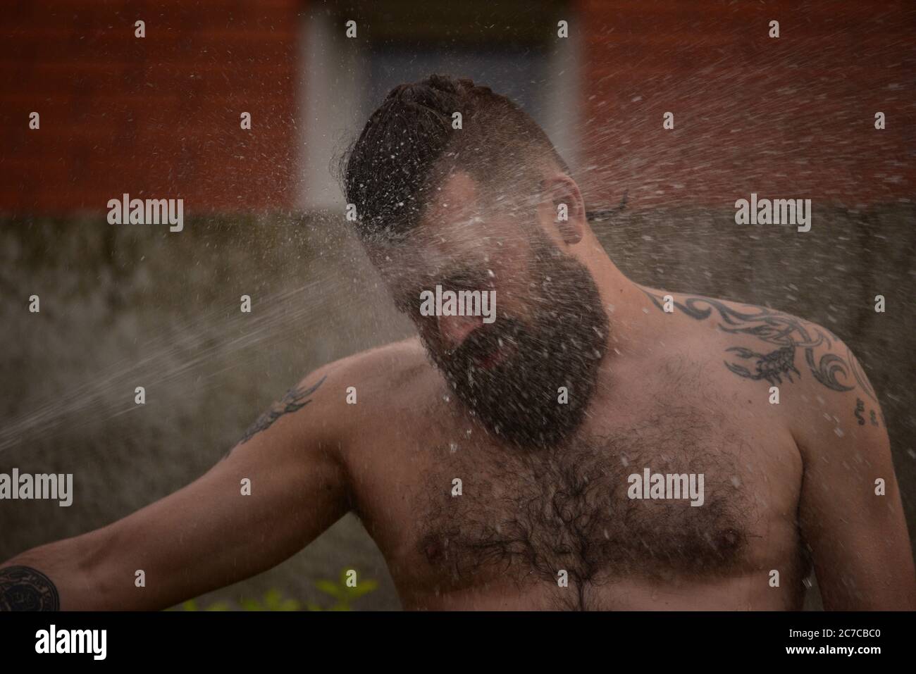 Hose water finger hi-res stock photography and images - Alamy