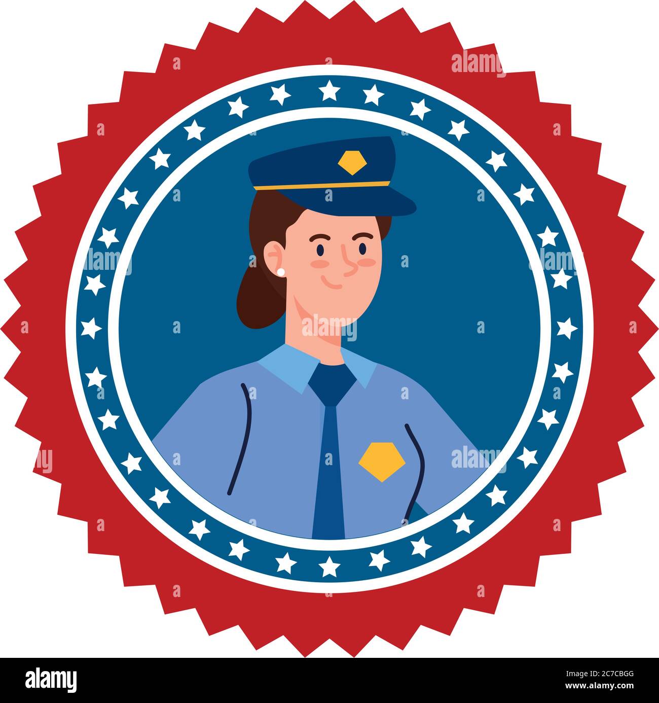 Police seal Stock Vector Images - Alamy
