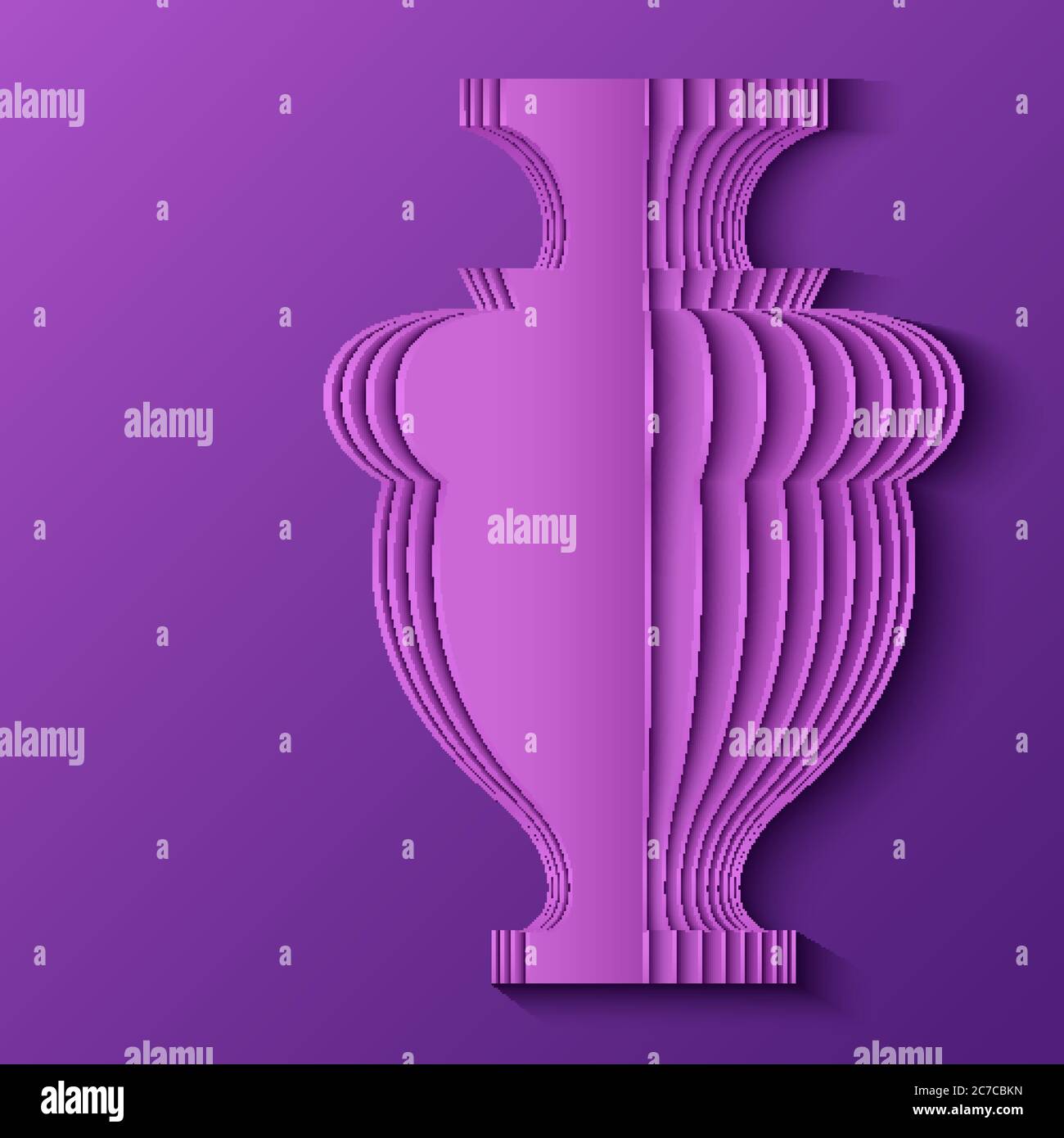 Optical illusion vase Stock Vector Images - Alamy