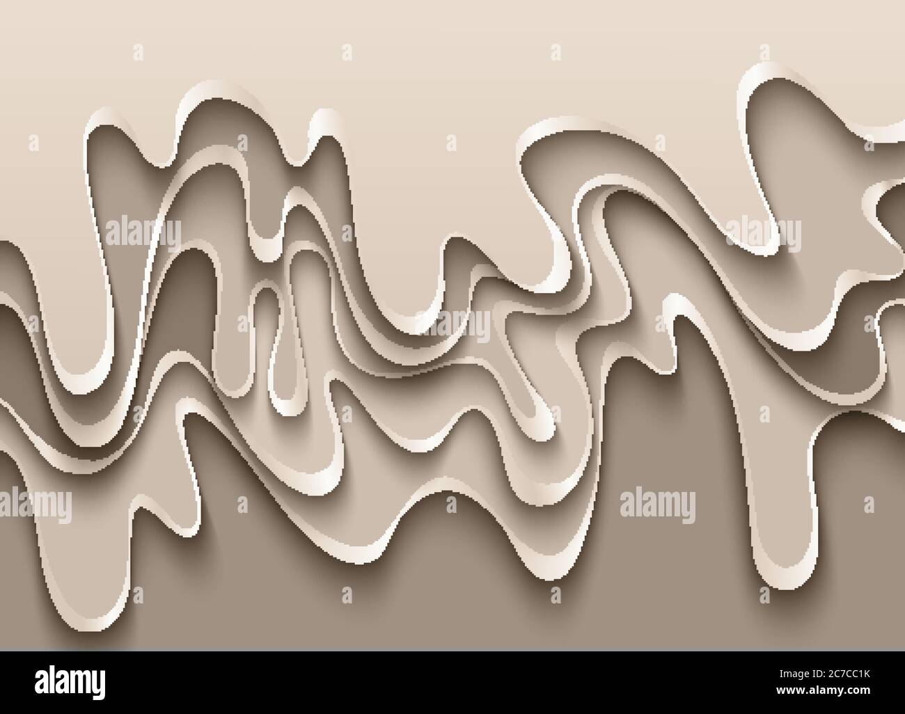 Cutting paper background abstract color waves hi-res stock photography ...