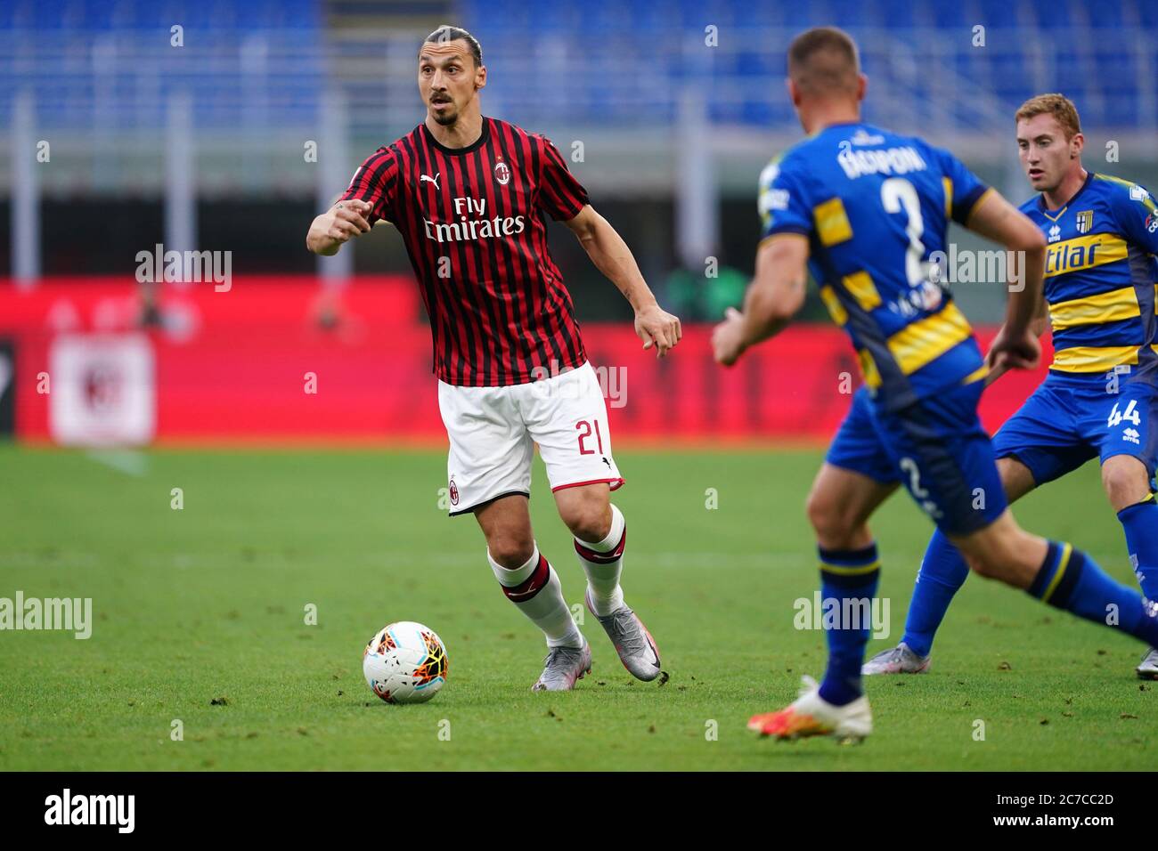 Milano, (Italy). 15th July 2020. Italian Serie A. Ac Milan vs Parma ...