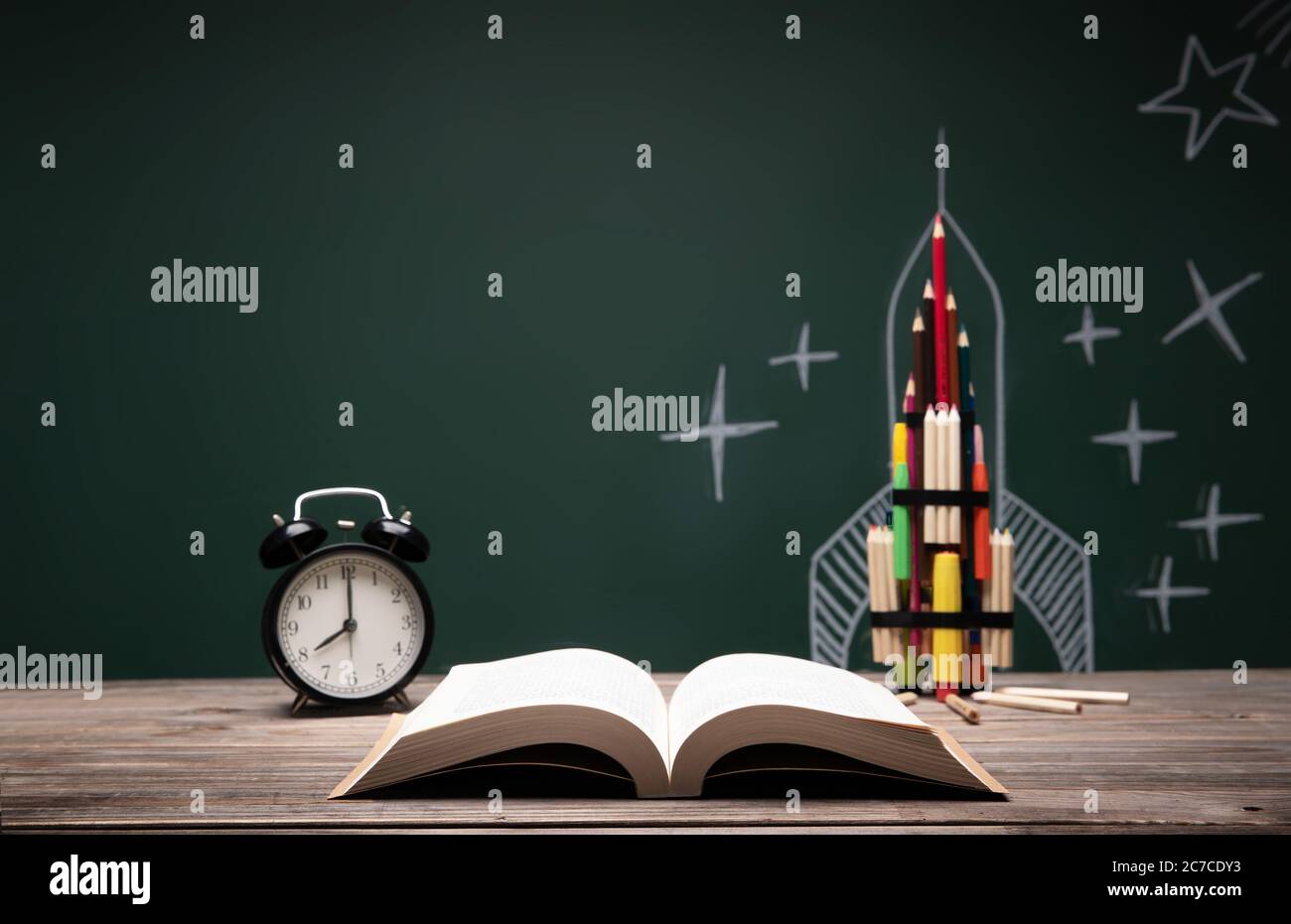 Toy rocket desk hi-res stock photography and images - Alamy