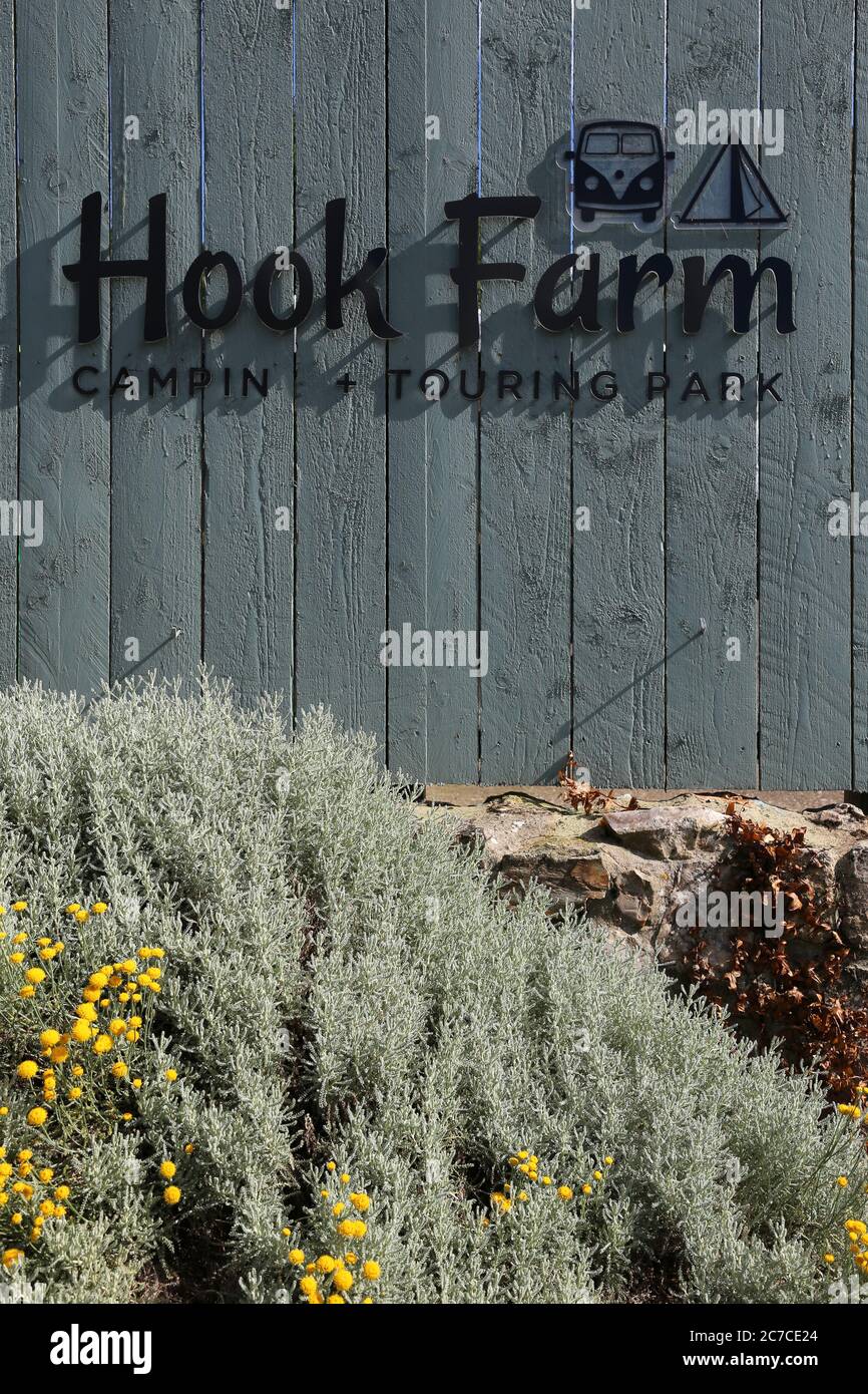 Hook Farm camping, Gore Lane, Uplyme, Devon, England, Great Britain ...