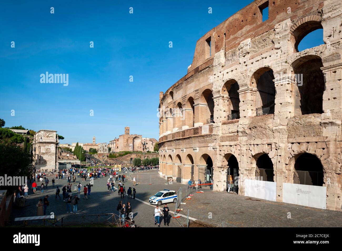 Colosseum (Coliseum) or Flavian Amphitheatre, largest Roman ...