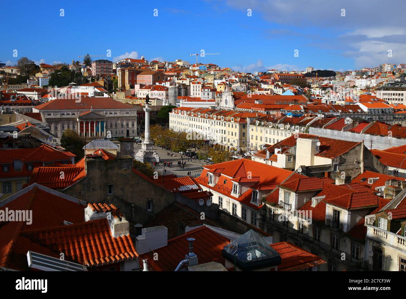 Scenic view of Lisbon Stock Photo - Alamy