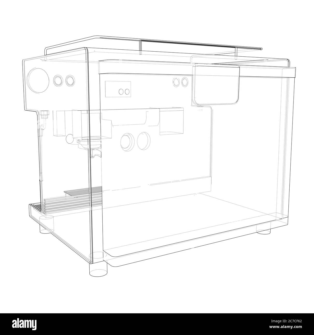 Automatic coffee making Black and White Stock Photos & Images - Alamy