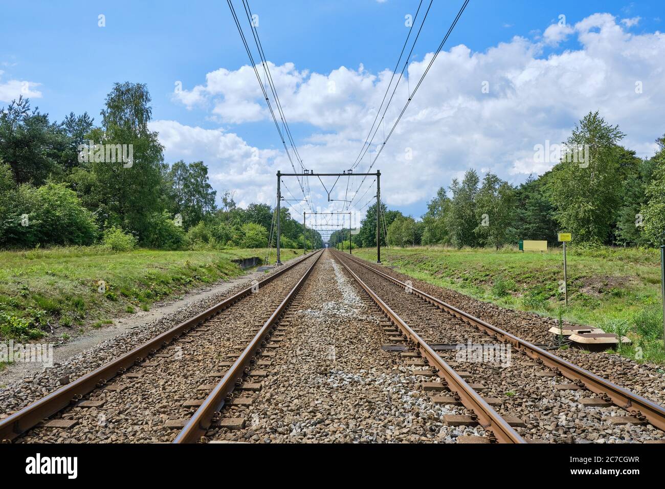 In the middle railway tracks hi-res stock photography and images - Alamy