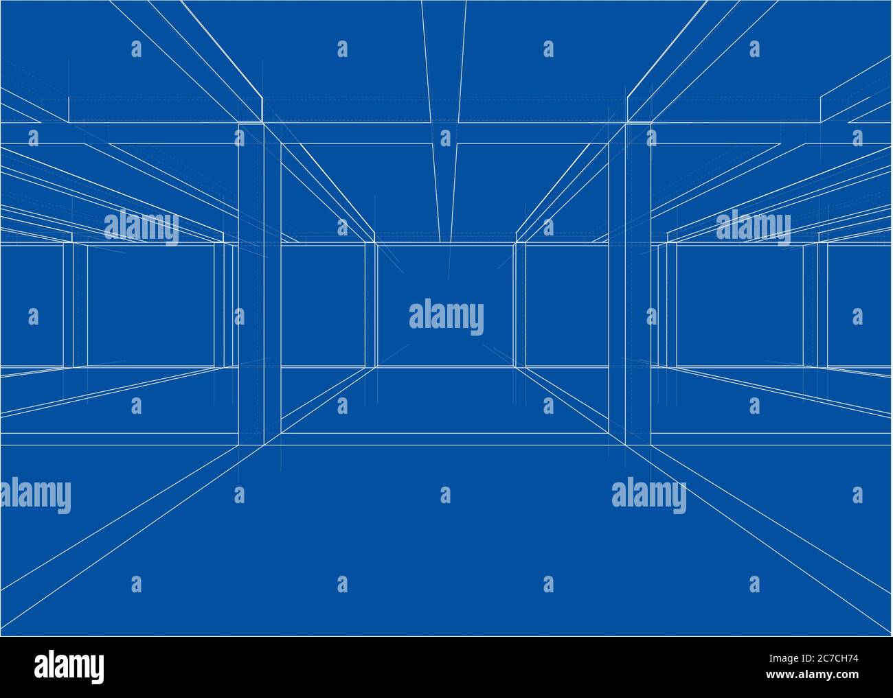 Drawing of a house under construction Stock Photo - Alamy