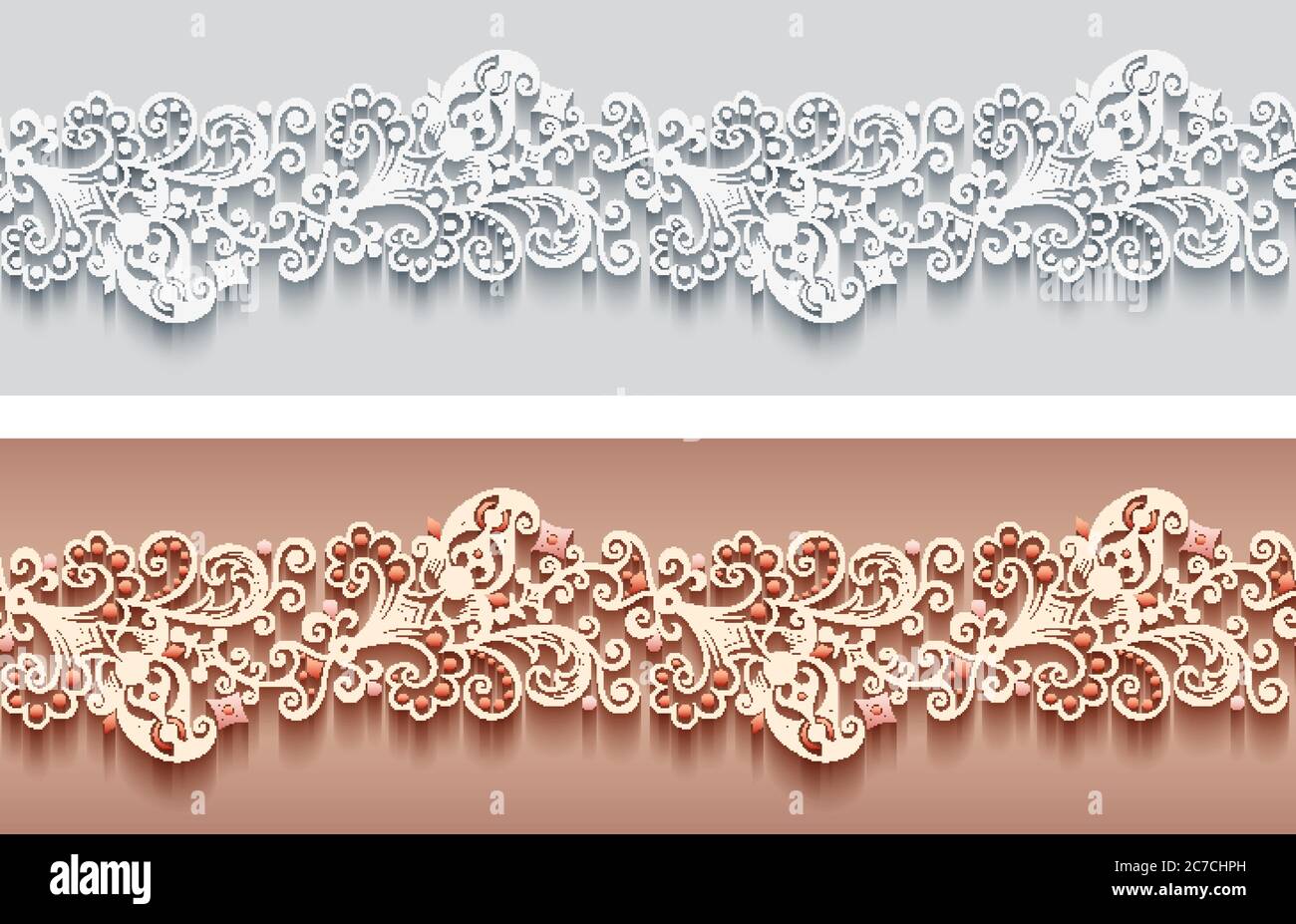 Modern vector ornamental stripe backgrounds set Stock Vector Image ...