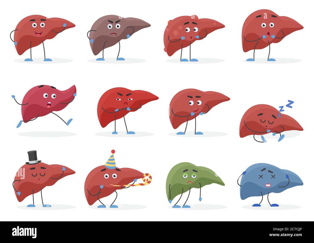 Cartoon liver Cut Out Stock Images & Pictures - Alamy