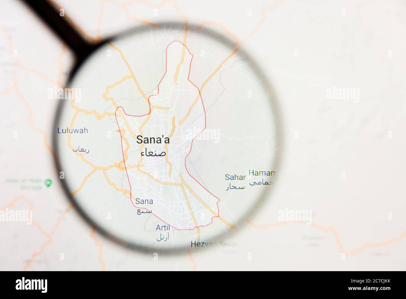 Map of yemen map hi-res stock photography and images - Alamy